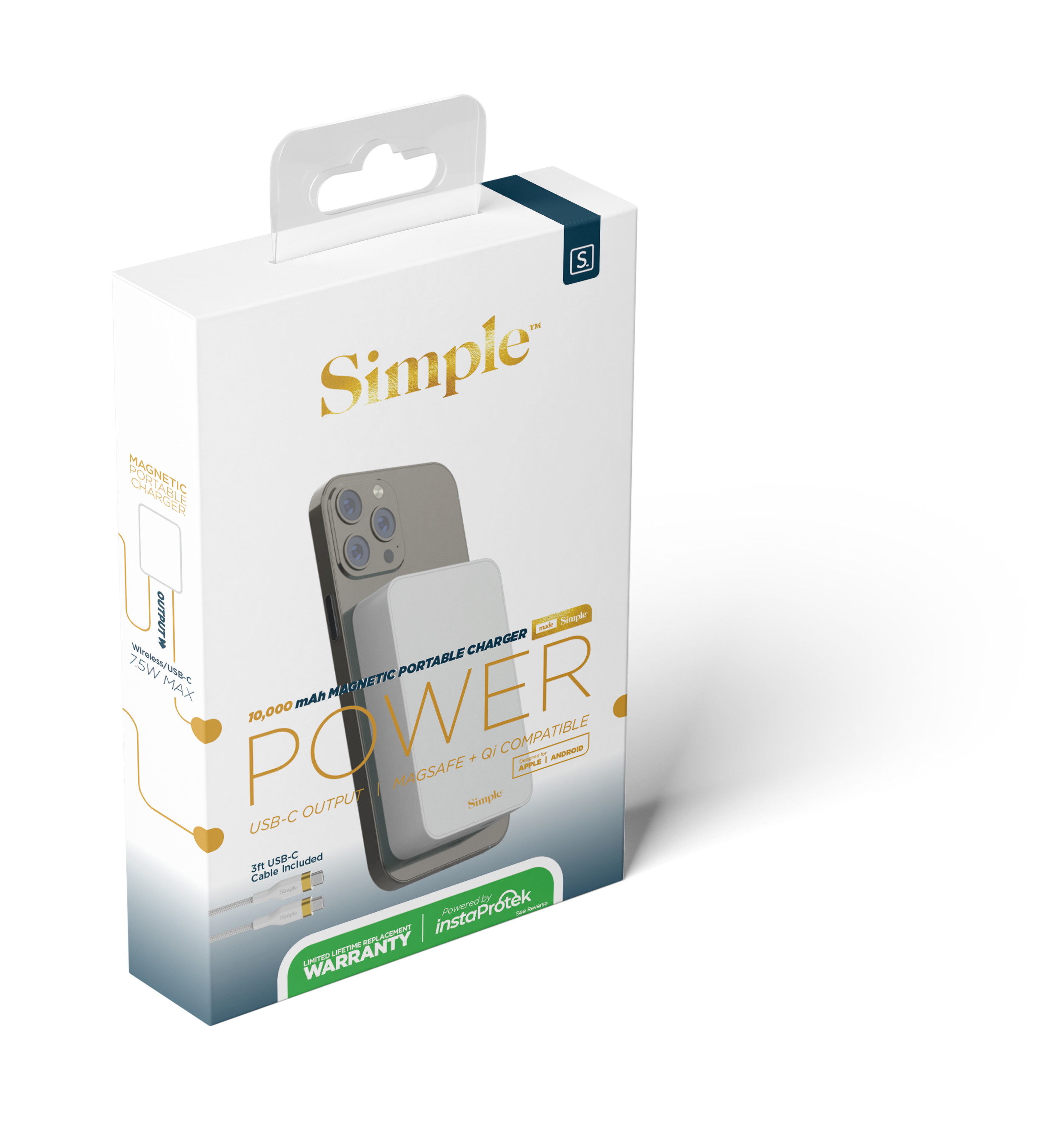 10,000mAh Magnetic Wireless Charging Battery – mysimpleus