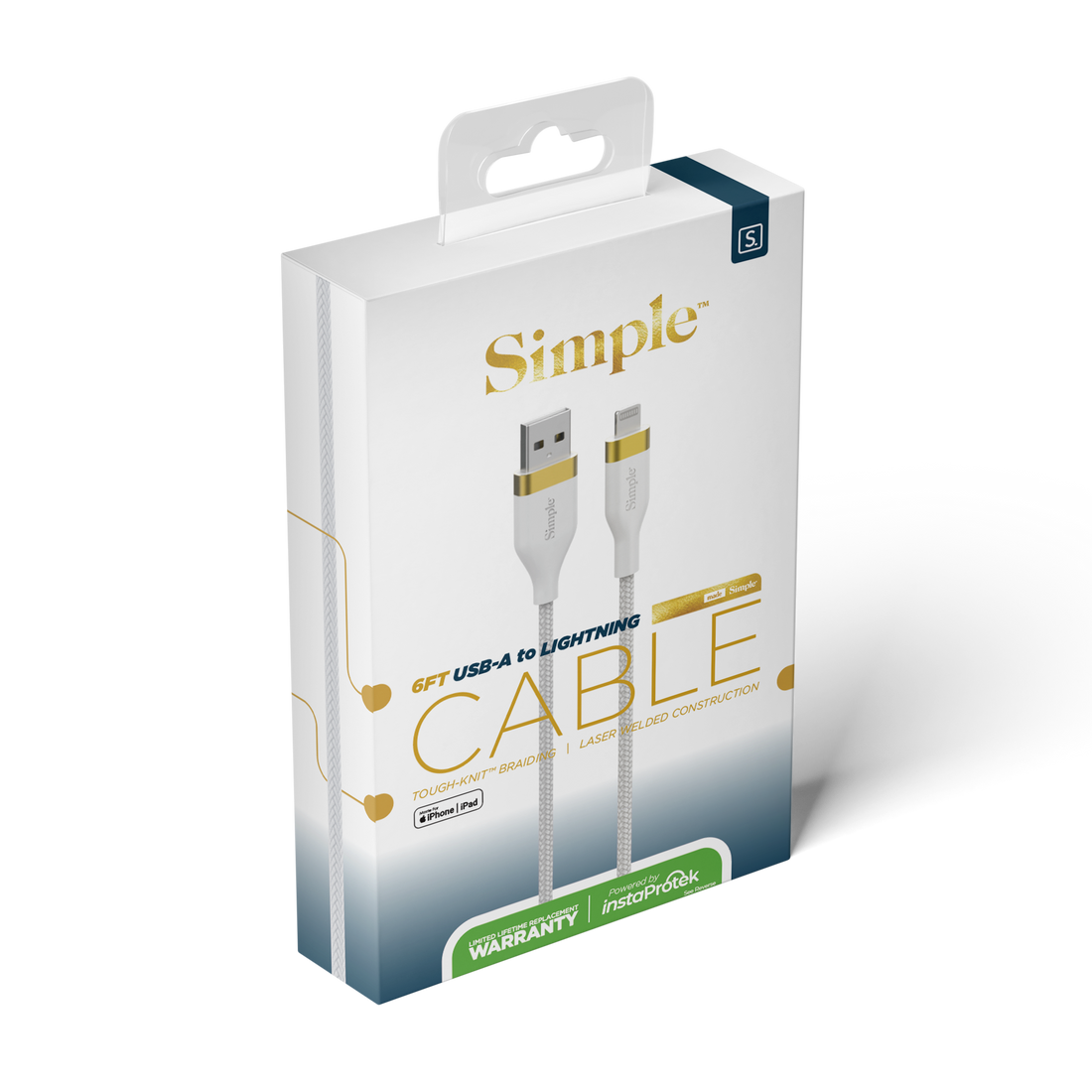 6 Ft - USB-A Cable with Lightning Connector – mysimpleus